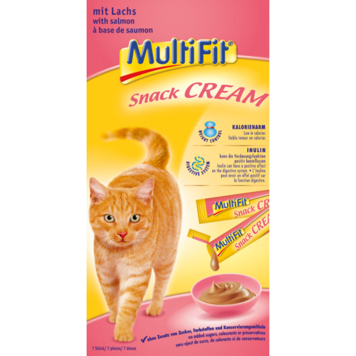 MultiFit Snack Cream 7x15g | Arcaplanet