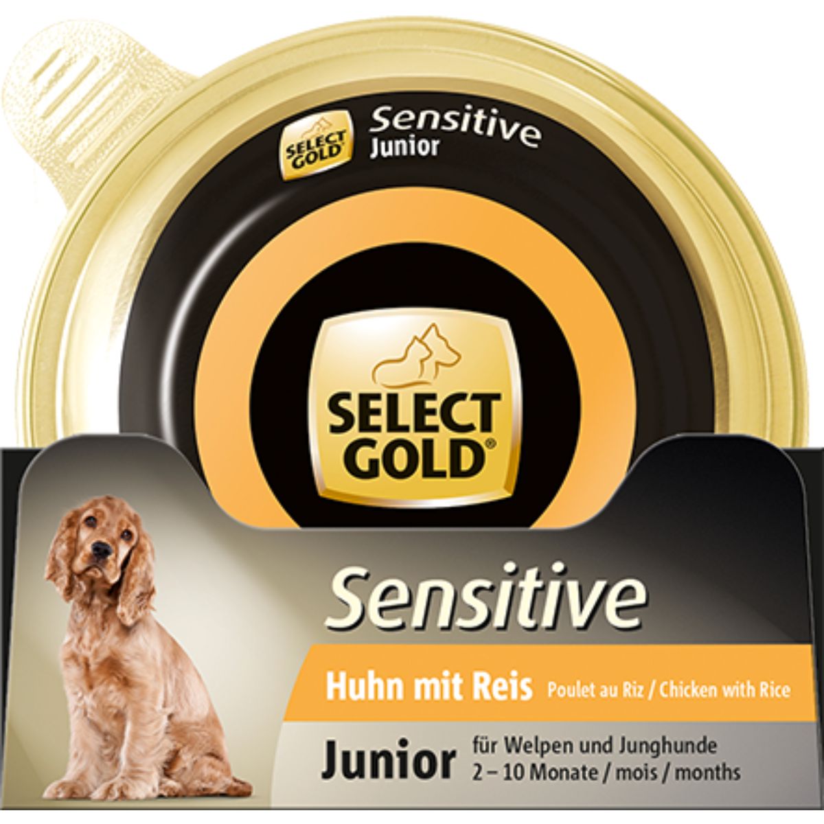 Select Gold Sensitive Puppy Vaschetta Multipack 10x125G | Arcaplanet