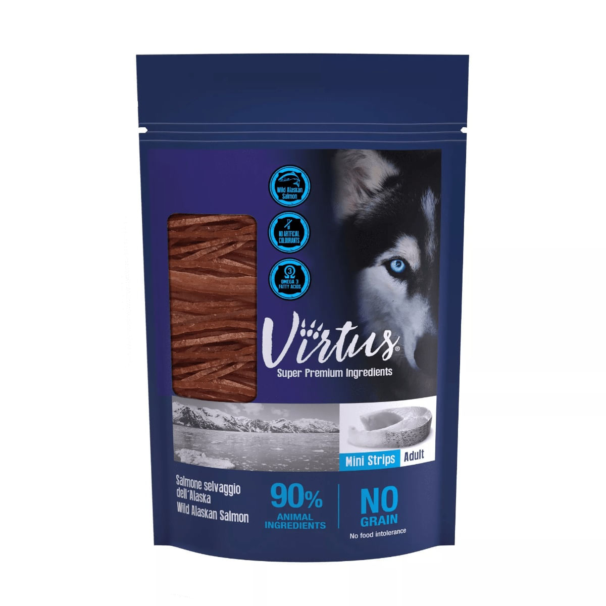 Virtus Dog Snack Mini Strips 90G | Arcaplanet