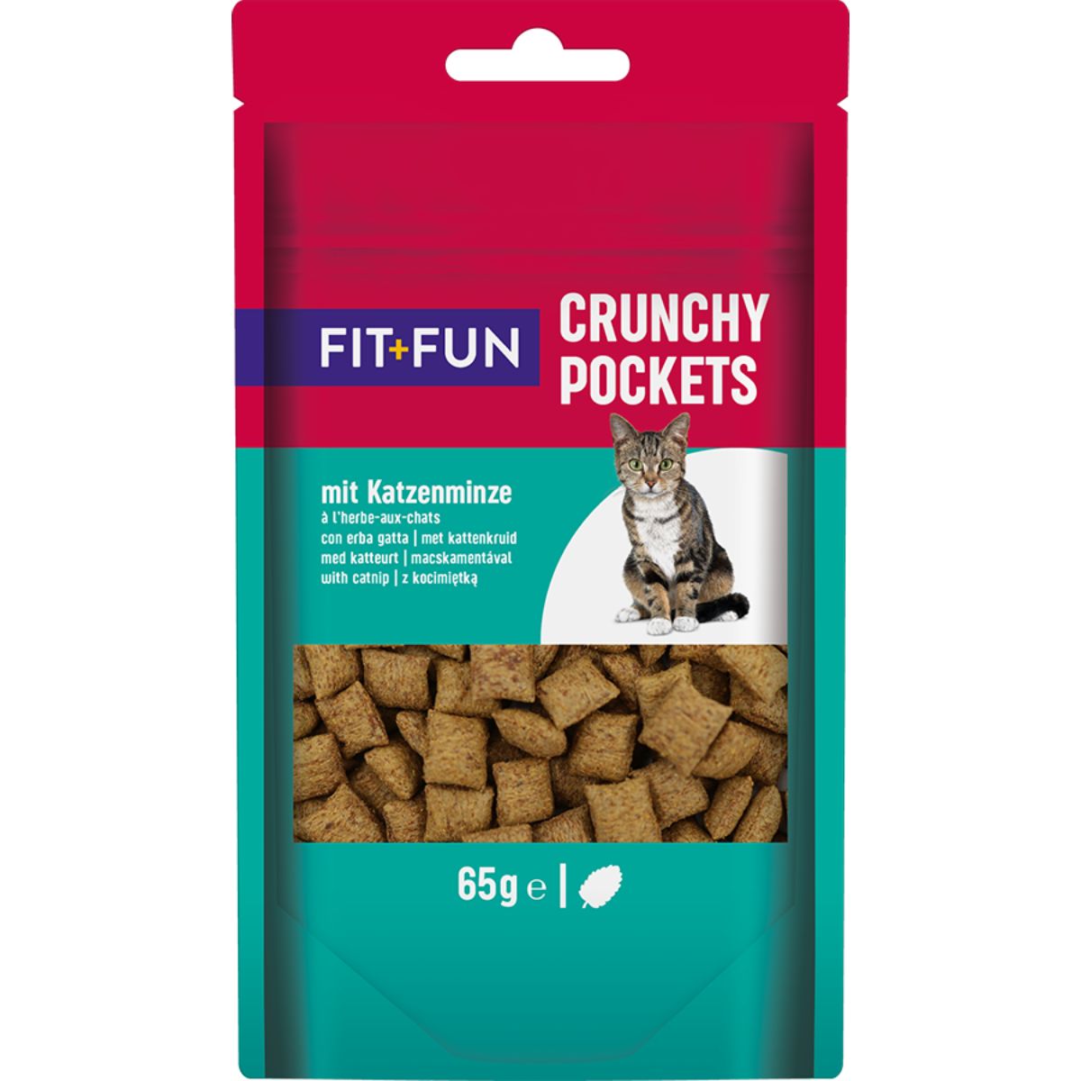 Fit and Fun Cat Snack Crunchy Pocket 65G | Arcaplanet