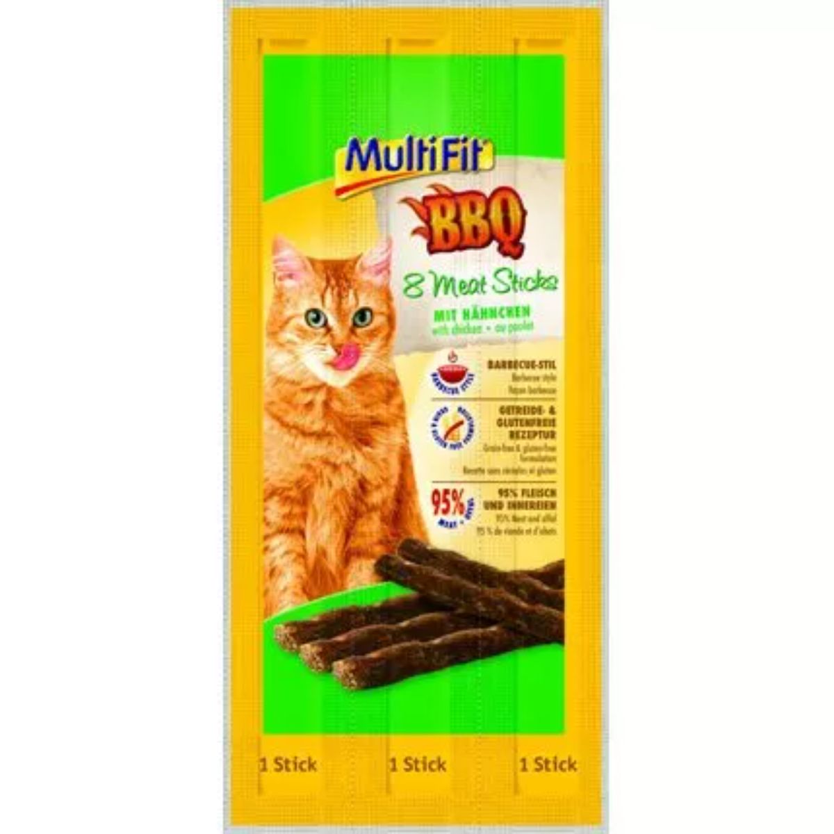 MultiFit BBQ Snack Cat 8PZ | Arcaplanet