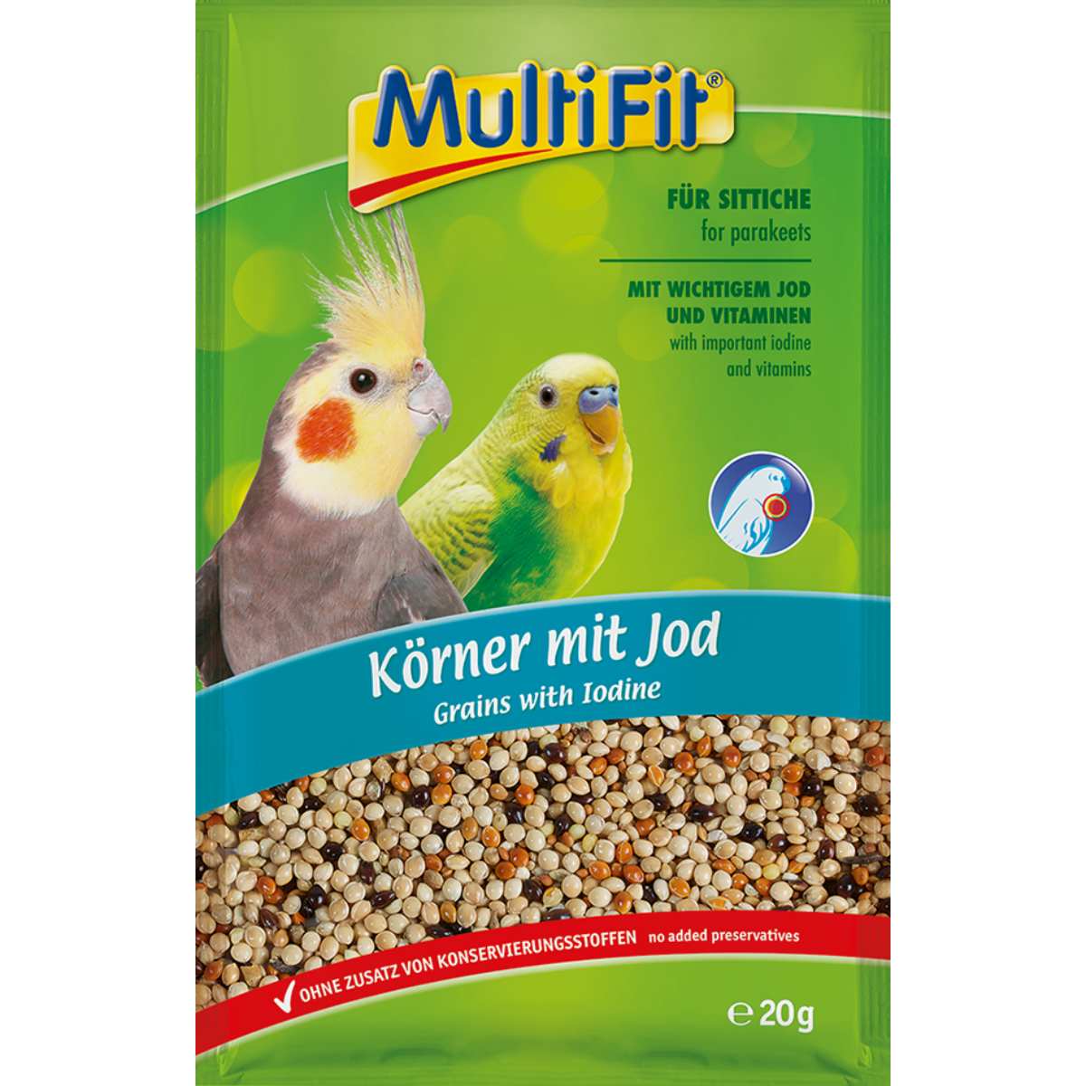 MultiFit Mix Snack per Cocorite con Iodio | Arcaplanet