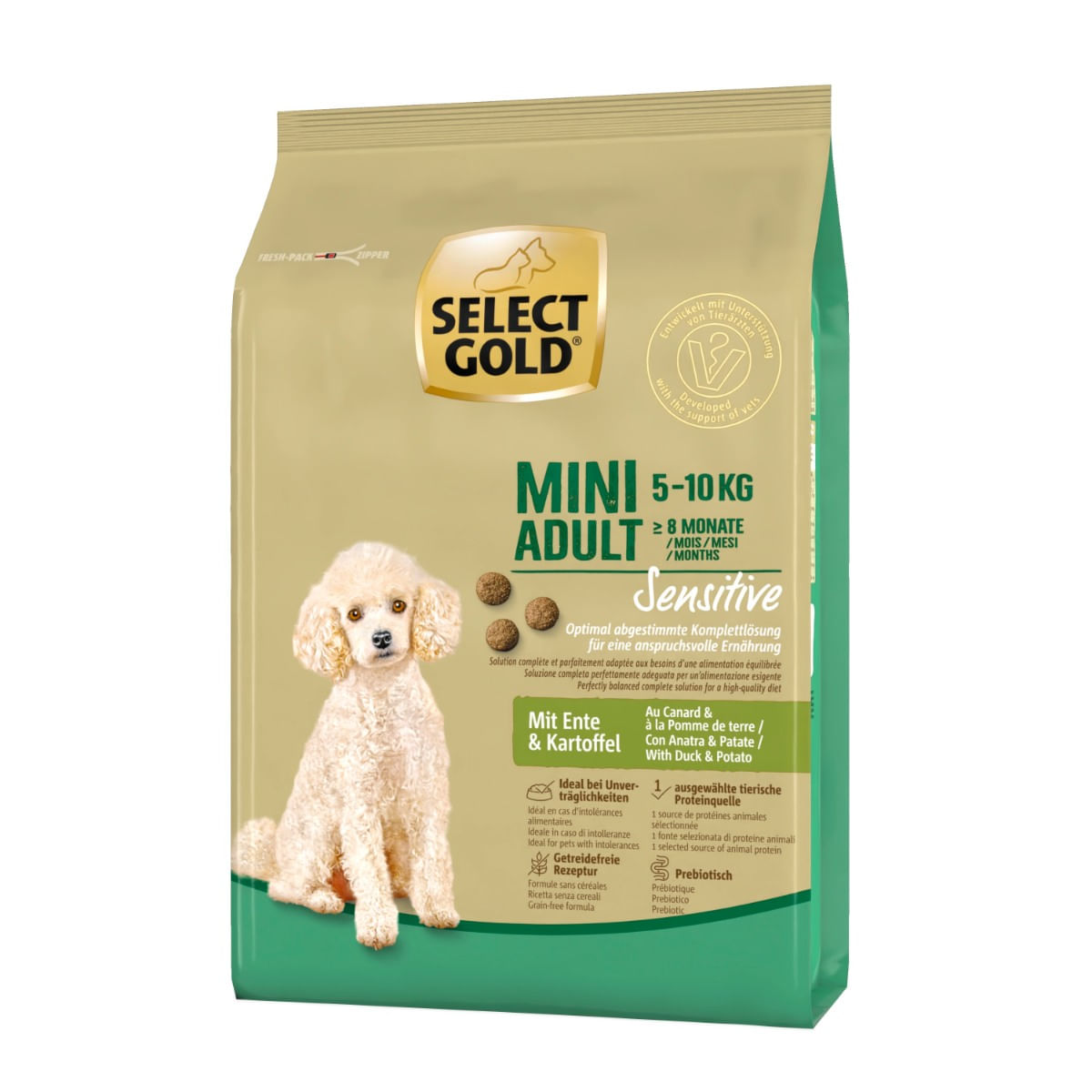 Select Gold Sensitive Mini Adult con Anatra e Patate | Arcaplanet