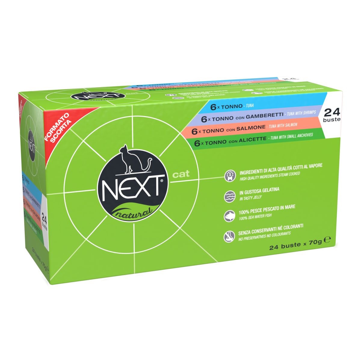 Next Cat Busta Multipack 24x70G | Arcaplanet