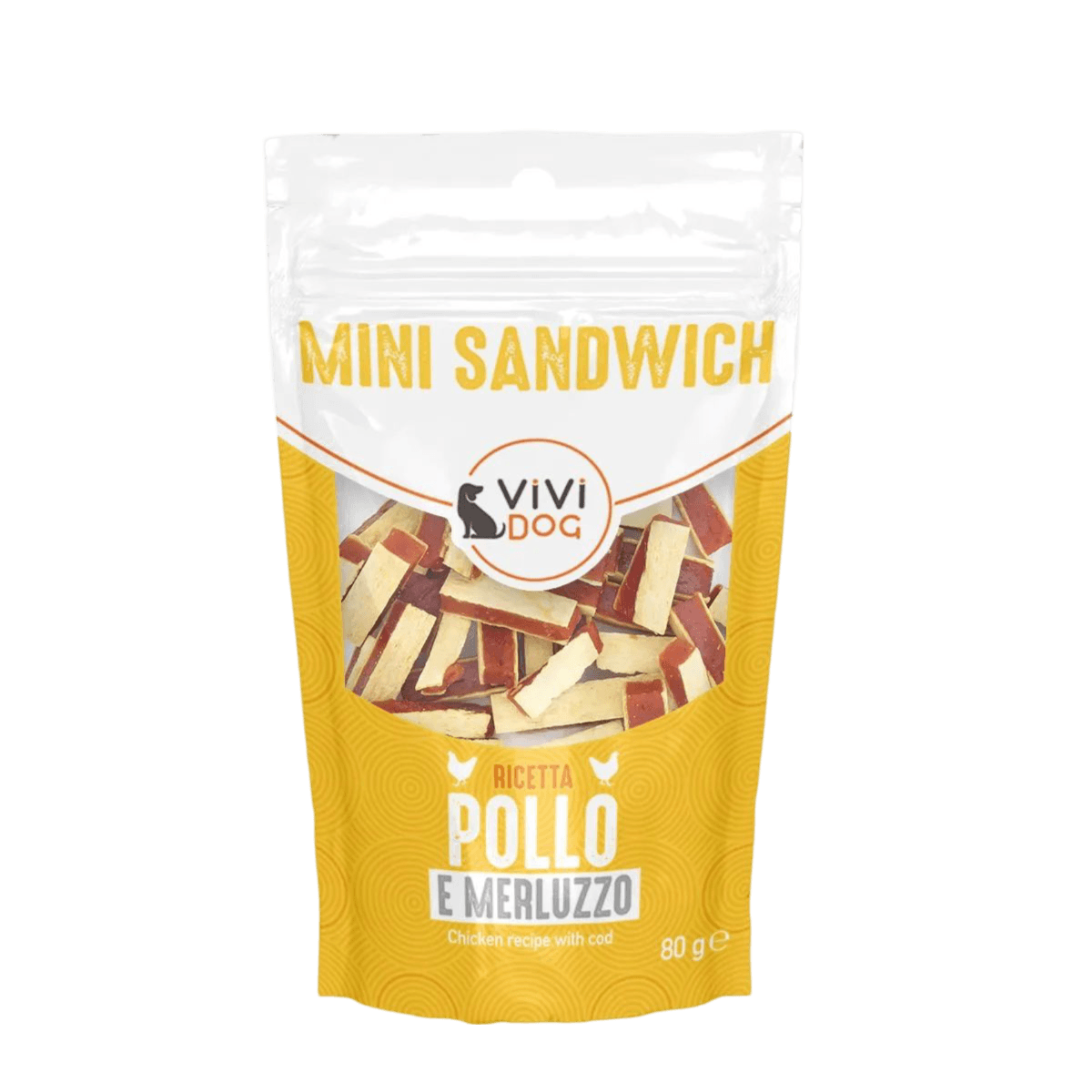 Kit Risparmio 6x80G ViVi Dog Snack Mini Sandwich | Arcaplanet