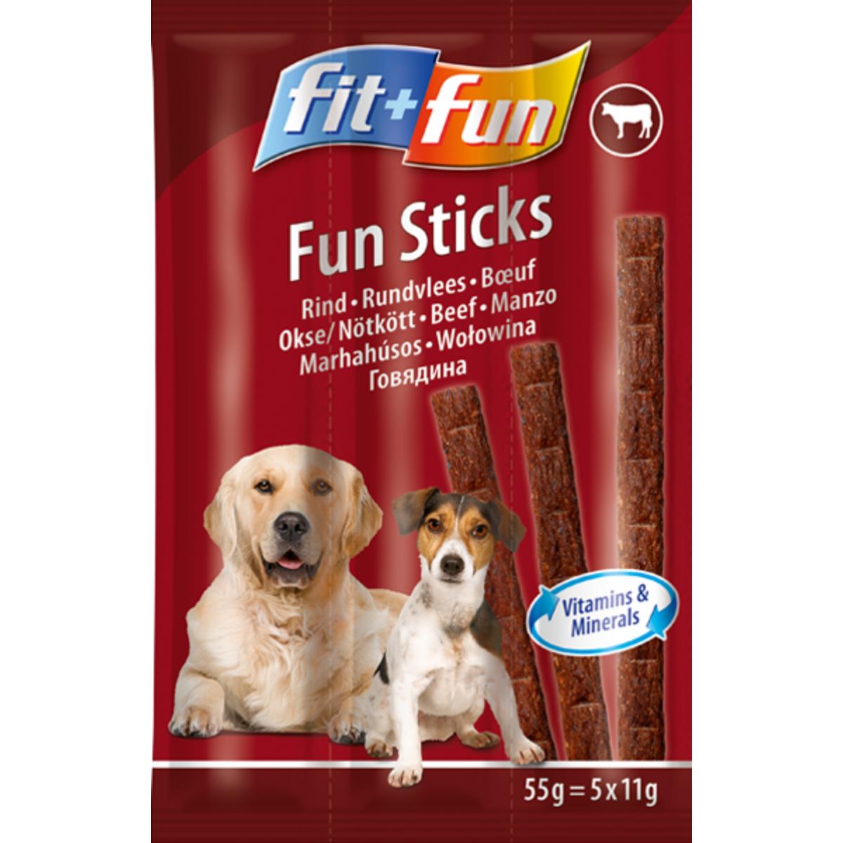 Fit and Fun Dog Fun Sticks 55G - Arcaplanet.it