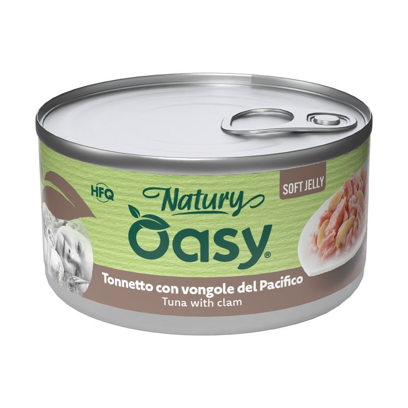Oasy Cat Natury Soft Jelly Lattina 150G - Arcaplanet.it